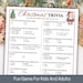 Christmas Trivia Game, Printable Christmas Party Games, Holiday Office ...