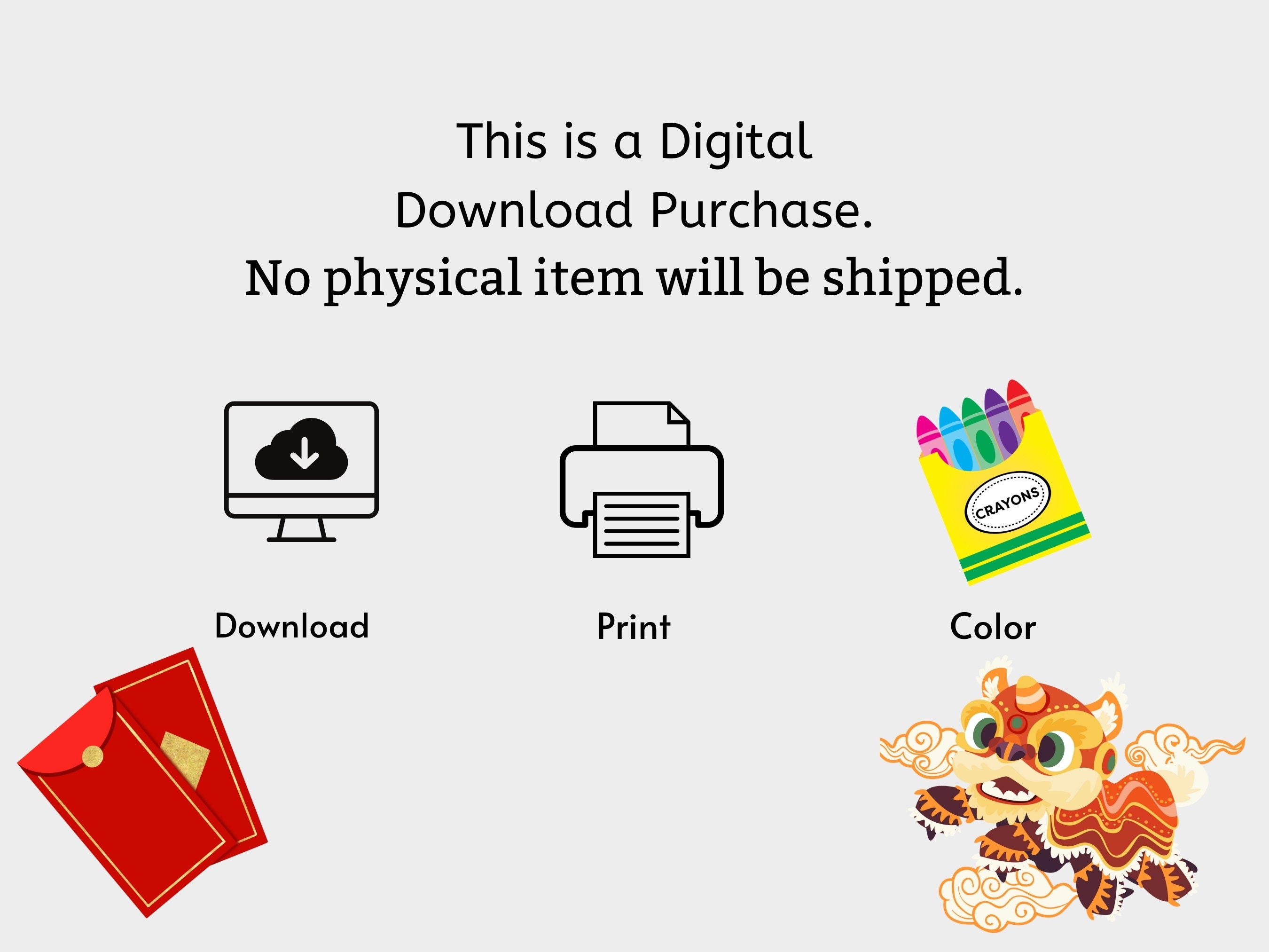 Year of the Dragon Paper Crown Craft Bundle, Lunar New Year 2024 ...