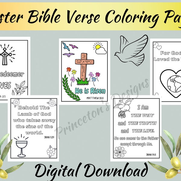 Kjv Bible Verse Coloring - Etsy