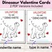 Dinosaur Valentine Cards, Dot to Dot Valentine Printable, Valentine ...