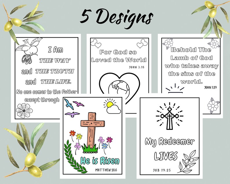 Easter Bible Verse Coloring Pages, Christian Scripture, Resurrection ...