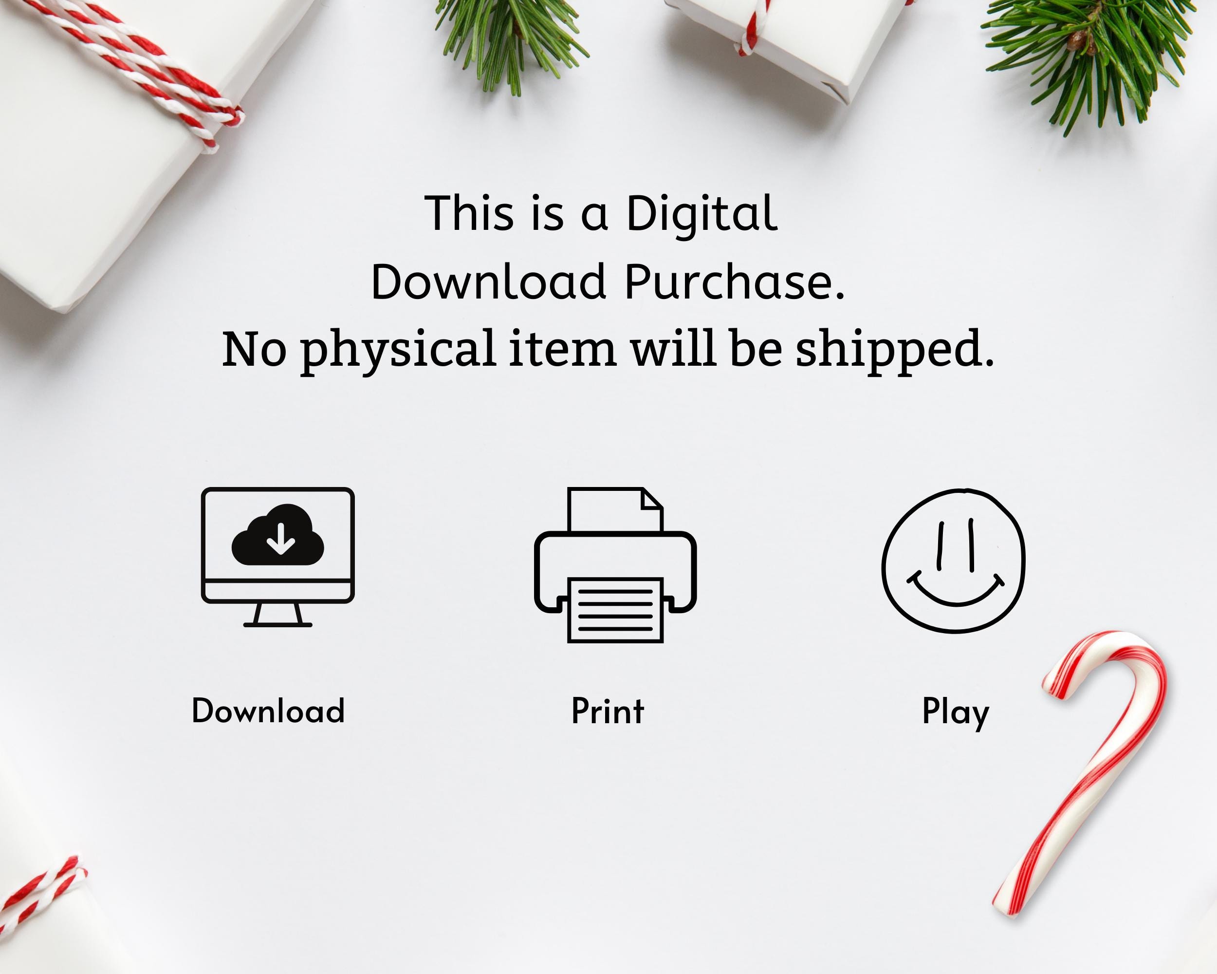 Christmas Game Bundle, Christmas Party Games Printable, Holiday Office ...