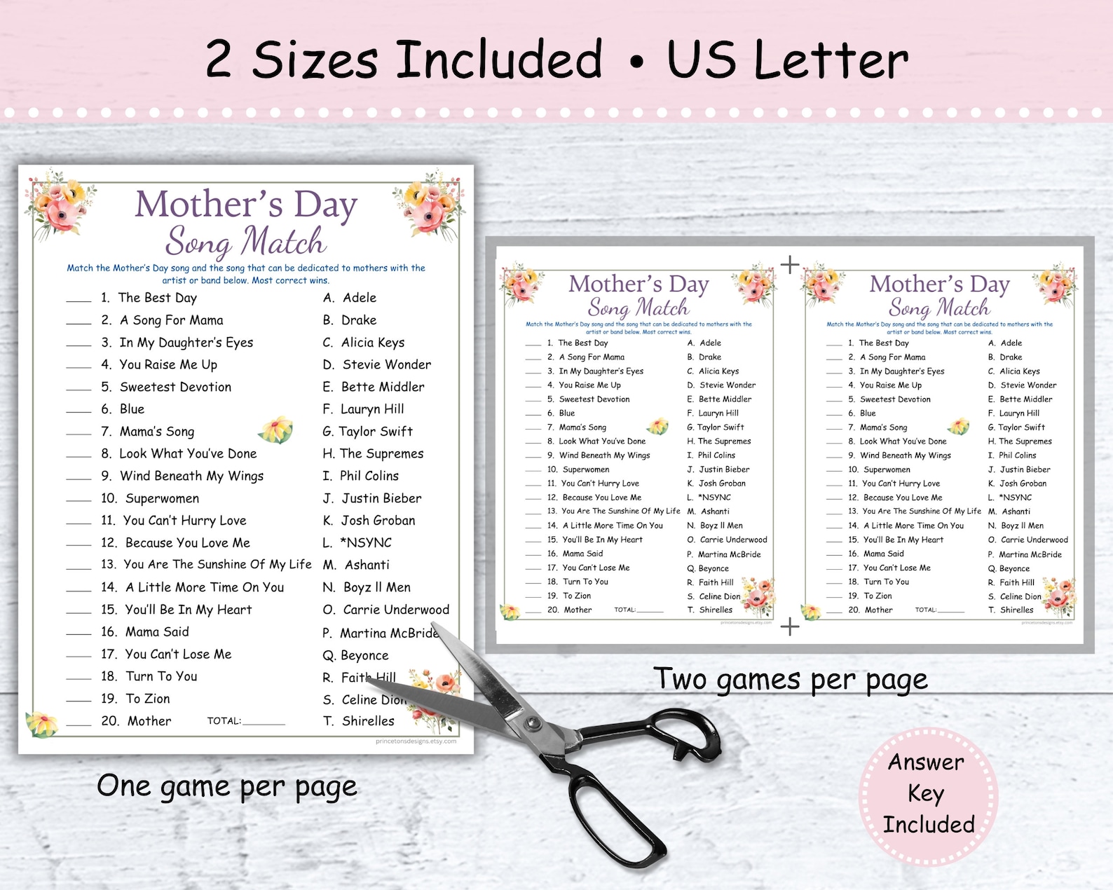 Mothers Day Activity, Mothers Day Song Match, Mothers Day Music Trivia ...