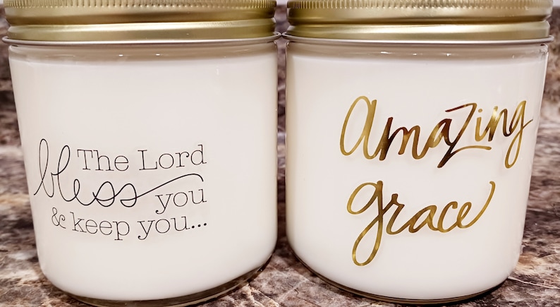 Christian Candles Religious Faith Biblical Bible Verse - Etsy