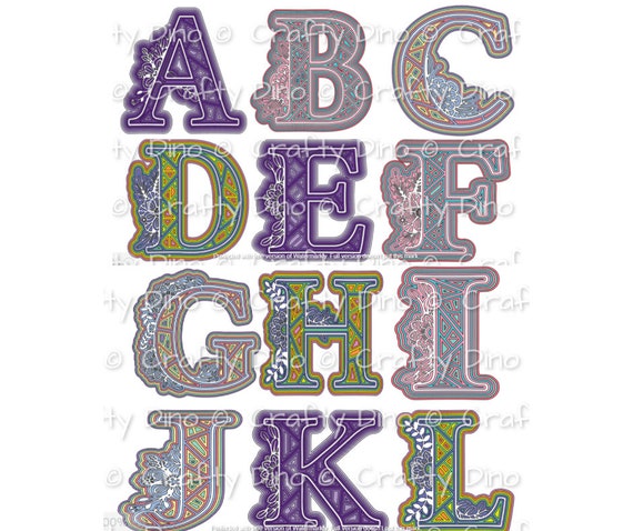 Alphabet Shadow Box | Etsy