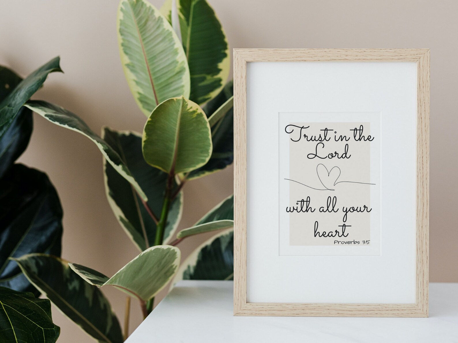 PRINTABLE Trust in the Lord Wall Art - Etsy