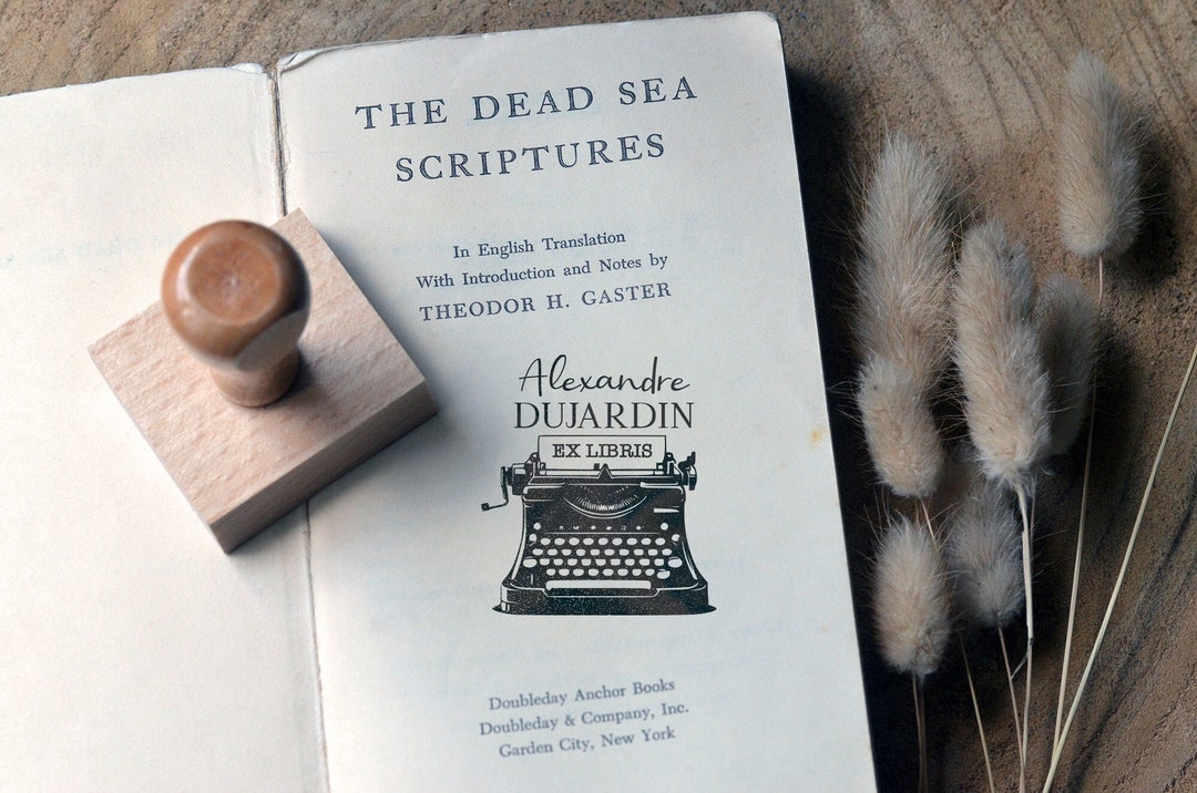 Personalized Typewriter Stamp. First Name and Typewriter Ink Stamp ...