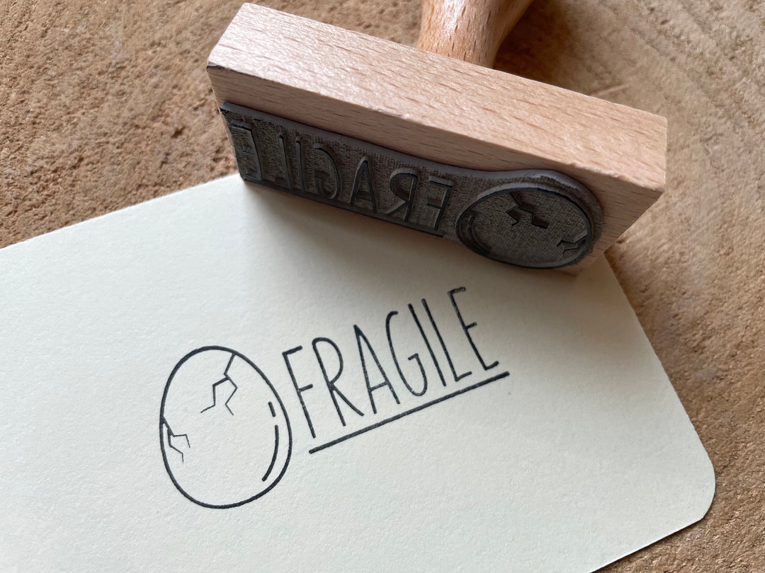 Fragile Egg Message Stamp. Fragile Ink Pad. Stamp for Order. Pregnancy ...
