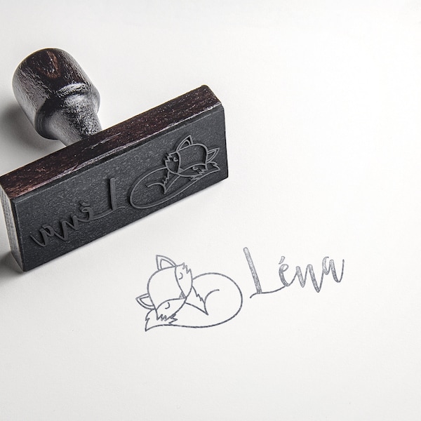 Fox Stamp - Etsy UK