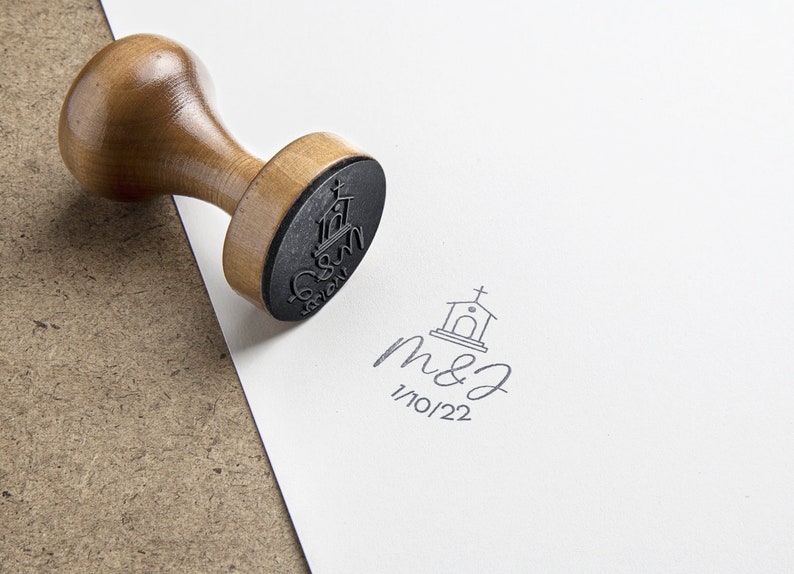 Personalized Church Stamp. Ink Stamp First Name and Church Baptism ...