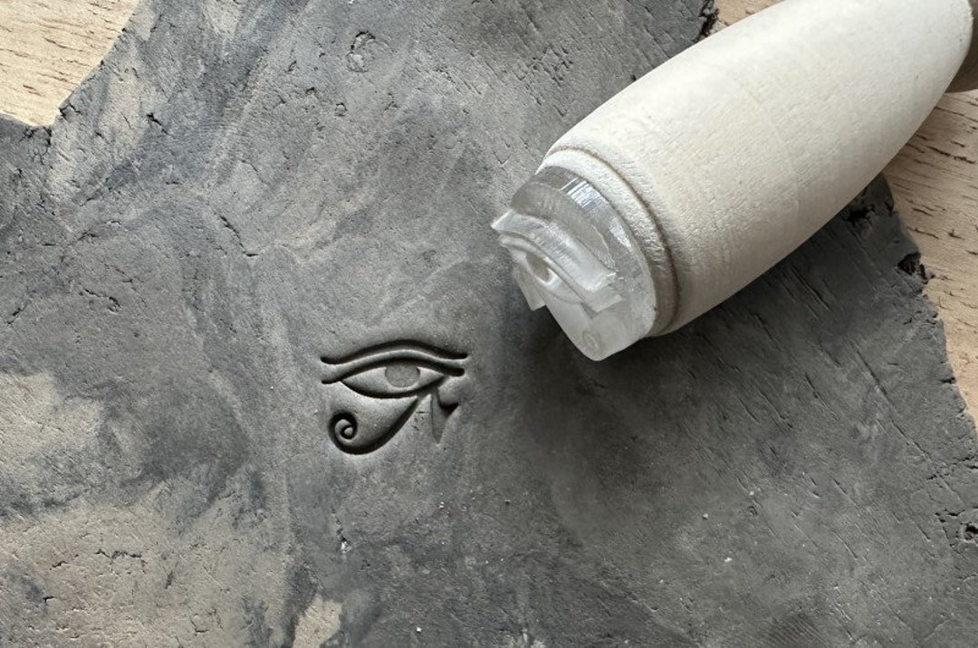 Egyptian Eye Pottery Stamp. Stamp for Egyptian Ceramics. Stamp for ...