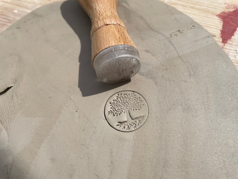 Tree of Life Pottery Stamp. Tree of Life Ceramic Stamp. Ceramic Pottery ...