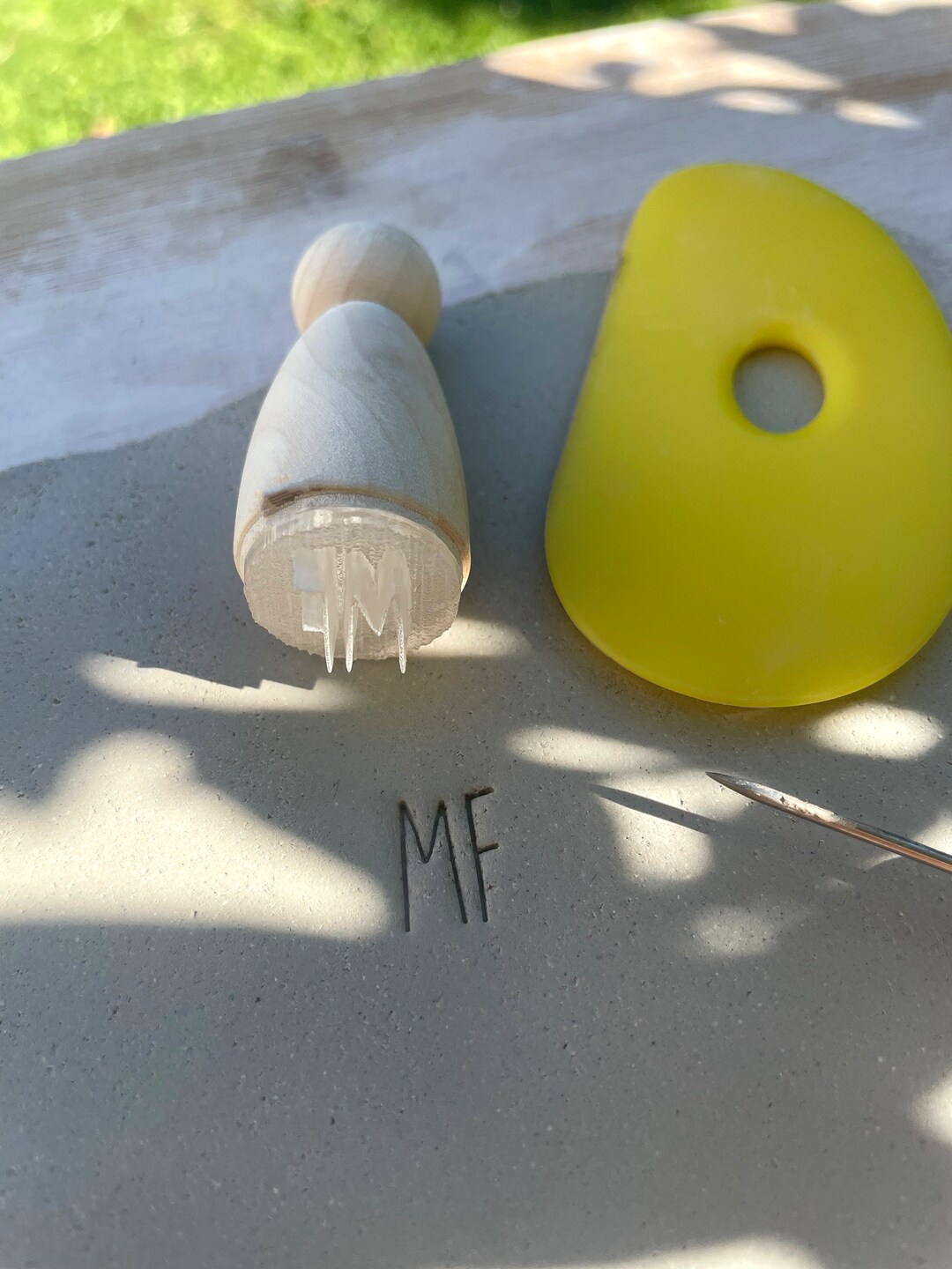 Custom Pottery Stamp. Initial Ceramic Stamp. Customizable Ceramic ...