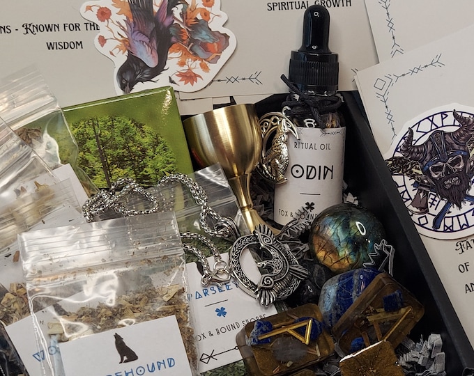 Odin Altar Kit DIY, Ritual Kit, Anointing Oil, Herbs, Norse God ...
