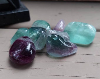Tumbled Fluorite | Etsy