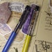 Crystal Chip Pens, Crystal Filled Pens, Office Supplies, Witchy Decor ...