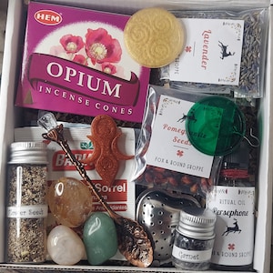 Persephone Altar Kit DIY, Ritual Kit, Anointing Oil, Herbs, Witch ...