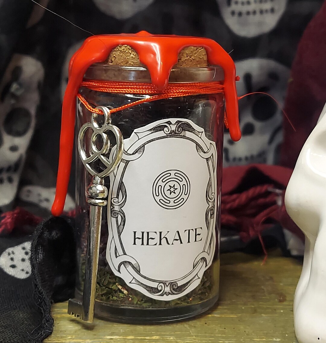 Hekate Offering Jar, Diety Offering, Altar Spell Supplies, Witchy Decor ...