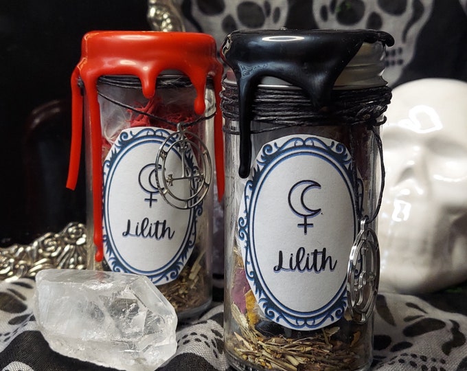 Lilith Offering Jar, Diety Offering, Altar Spell Supplies, Witchy Decor ...