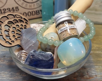 Sea Witch Ritual Set Ocean Witchcraft Altar Kit Water Siren Mermaid - Etsy