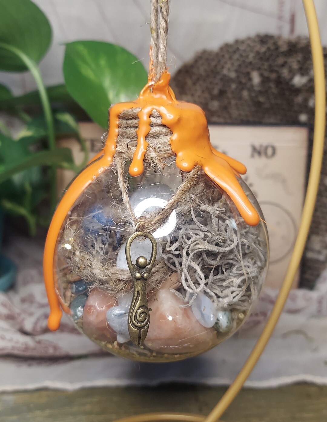 Circe Witch Ball, Brigid Spell Balls, Pagan Goddess Offering, Wiccan ...