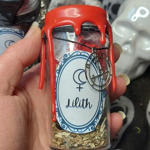 Lilith Offering Jar, Diety Offering, Altar Spell Supplies, Witchy Decor ...