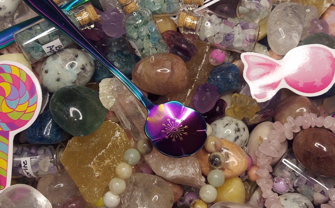 Candy Shop Crystal Confetti Mix: Raw & Tumbled Crystals, Fluorite ...