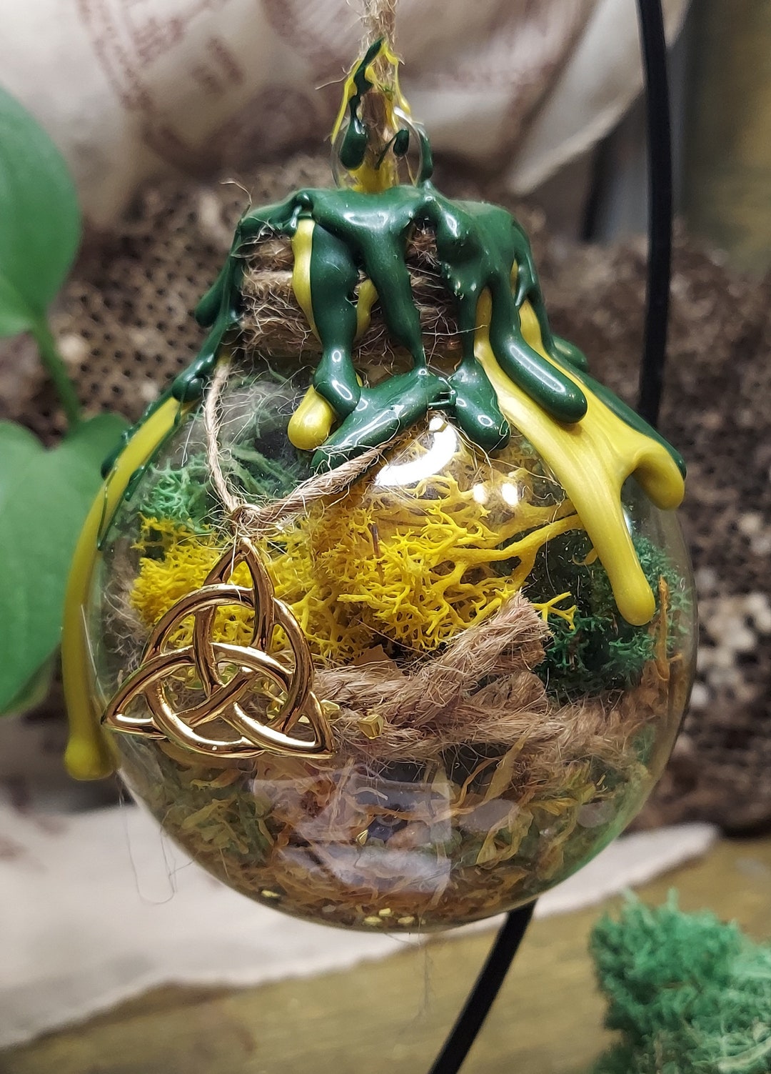 Brigid Witch Ball, Brigid Spell Balls, Pagan Goddess Offering, Wiccan ...