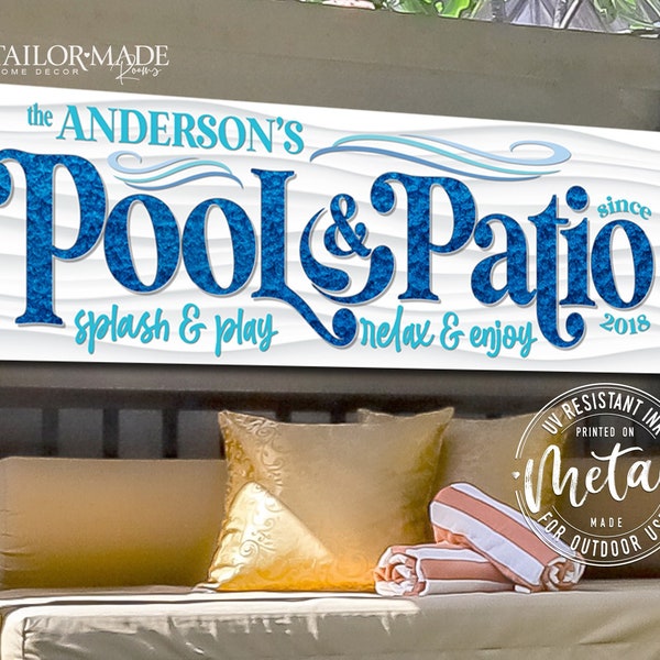 Pool Deck Signs - Etsy