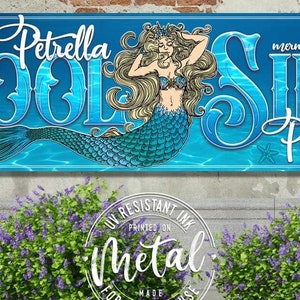 Personalized Pool Sign, Pool & Patio Sign, Pool Signs, Swimming Pool ...