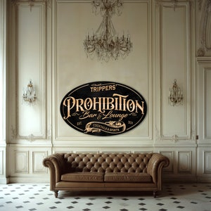 Speakeasy Bar Sign, Prohibition Sign, Lounge Bar Sign, Speakeasy Lounge ...