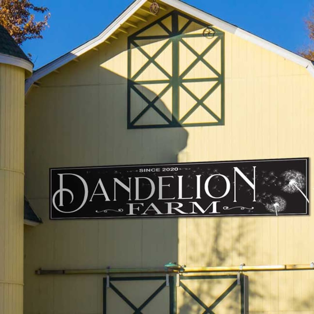 Barn Sign, Business Sign, Large Metal Sign, Metal Artwork, Large ...