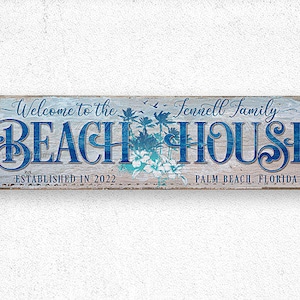 Beach House Sign, Beach House Decor, Beach Decor,metal Beach Sign ...