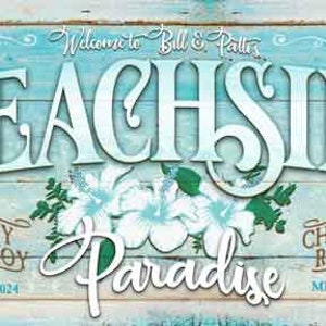 Beach House Signs, Coastal Decor, Beach Sign, Personalized Beach Sign ...