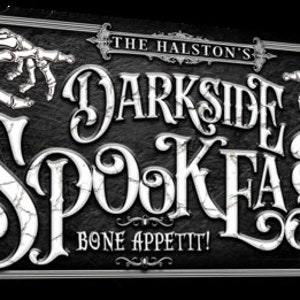Halloween Sign Spookeasy Speakeasy Decor Spooky Wall Decor Skeleton ...