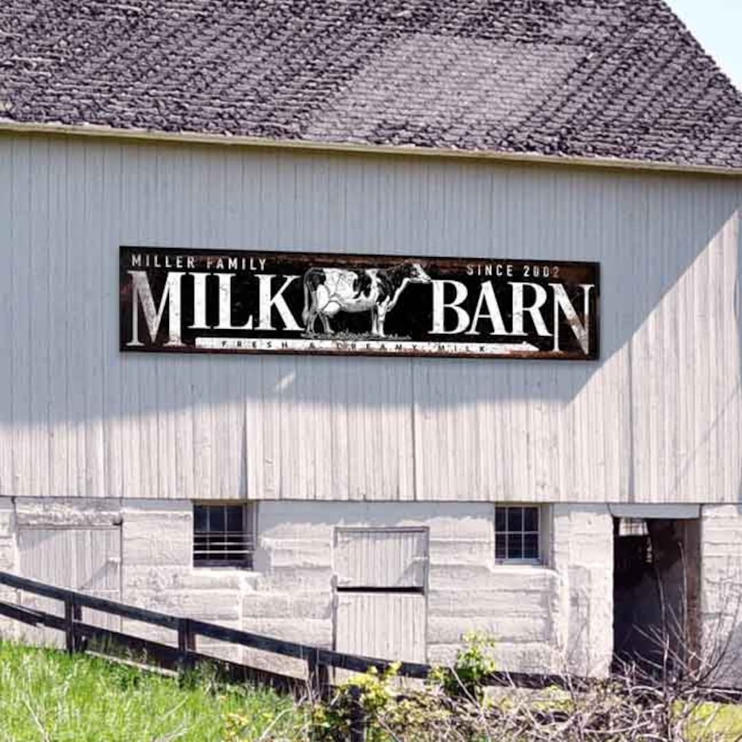 Barn Sign, Ranch Sign, Metal Barn Signs, Outdoor Metal Signs, Large ...