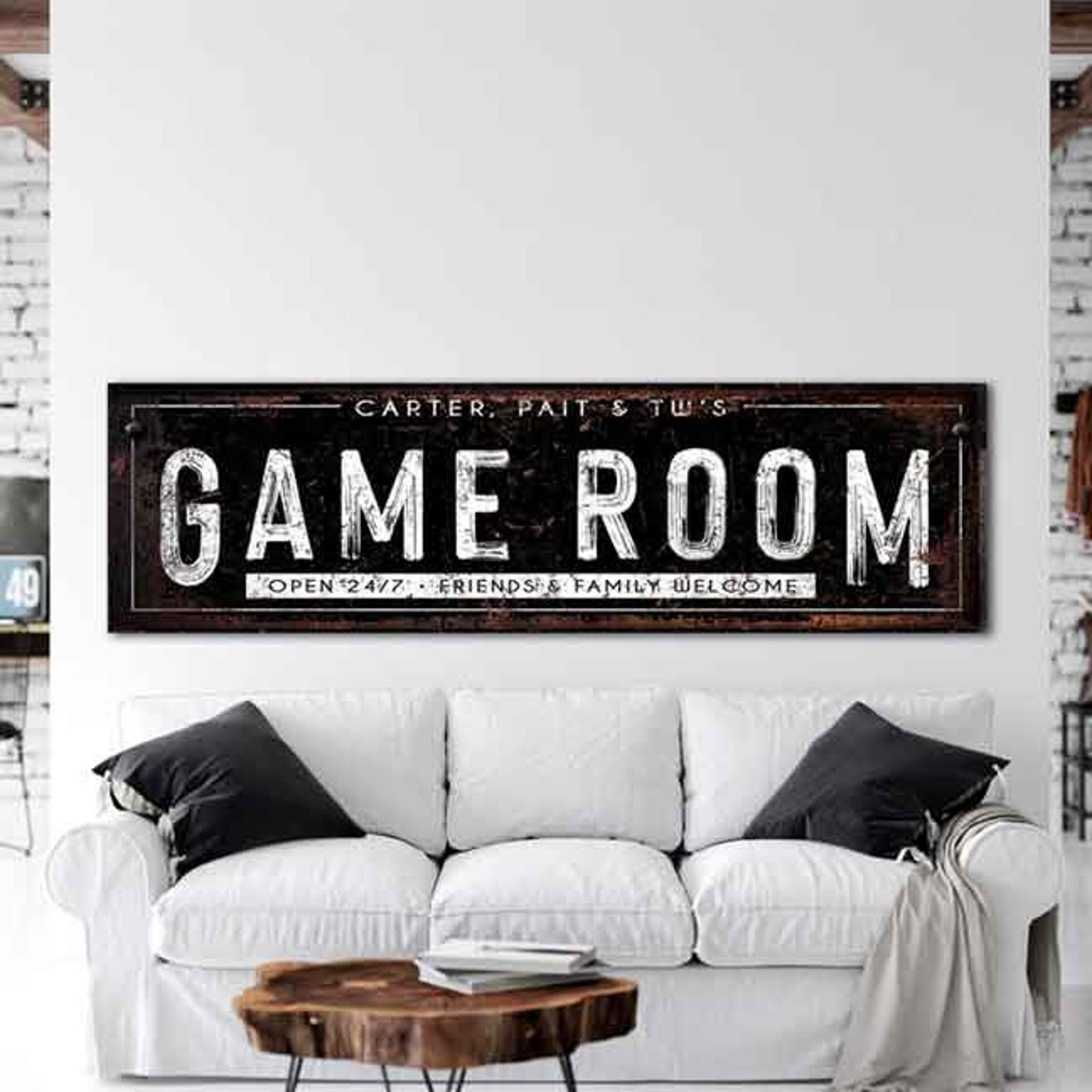 Game Room Sign, Video Game Decor, Gamer Room Decor, Billiards Sign ...