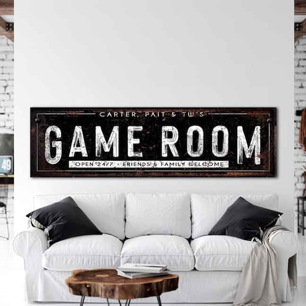 Game Room Signs - Etsy