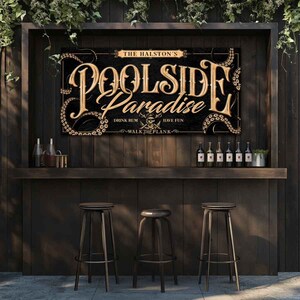 Personalized Pool Signs, Pool & Patio Signs, Custom Pool Signs, Patio ...