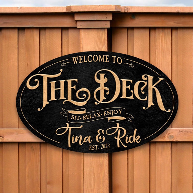 Deck Sign - Etsy
