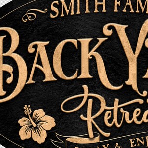 Backyard Sign, Patio Signs, Deck Signs, Pool Signs, Porch Decor, Entry ...