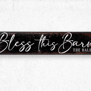 Barn Signs, Business Signs, Large Metal Sign, Metal Artwork,bless This ...