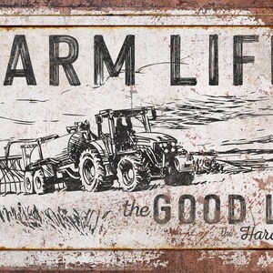 Farmhouse Decor,farmhouse Sign,tractor Sign,farmlife Sign,farmhouse ...