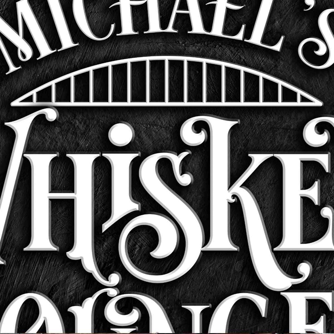 Whiskey Sign Whiskey Bar Sign Whiskey Lounge Sign Bourbon - Etsy