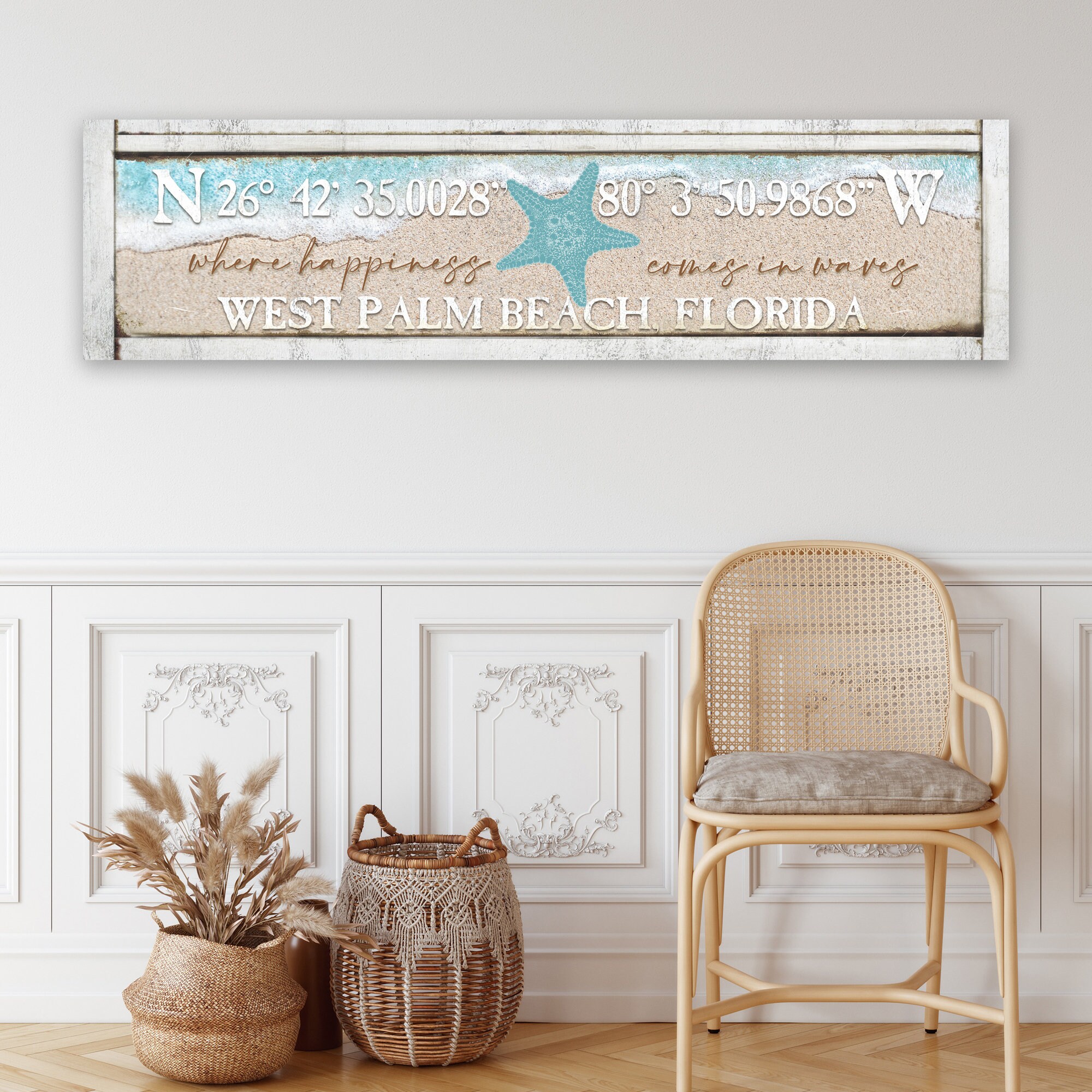 Coastal Wall Decor, Beach House Wall Decor, Beach House Sign, Beach ...