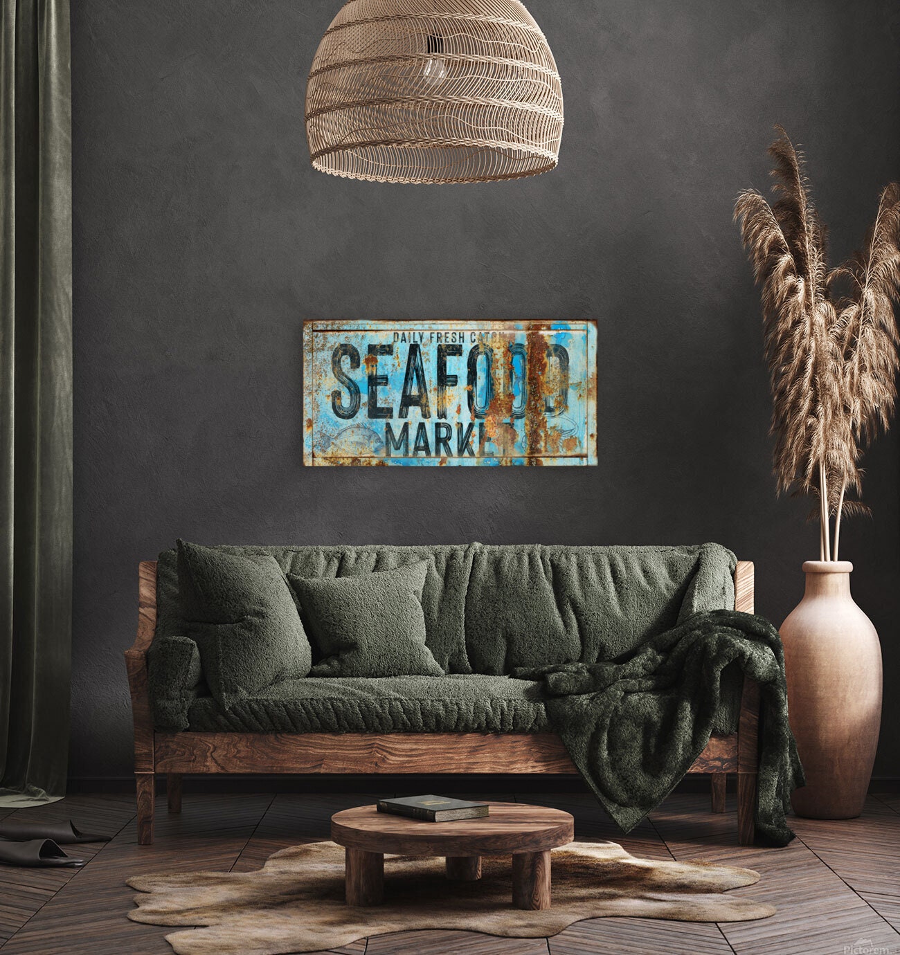 Modern Coastal Wall Decor, Seafood Sign,beach Sign,beach House Sign ...