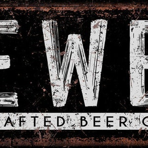 Brewery Signs, Bar Sign, Beer Sign, Beer Bar Sign, Custom Brewery Sign ...