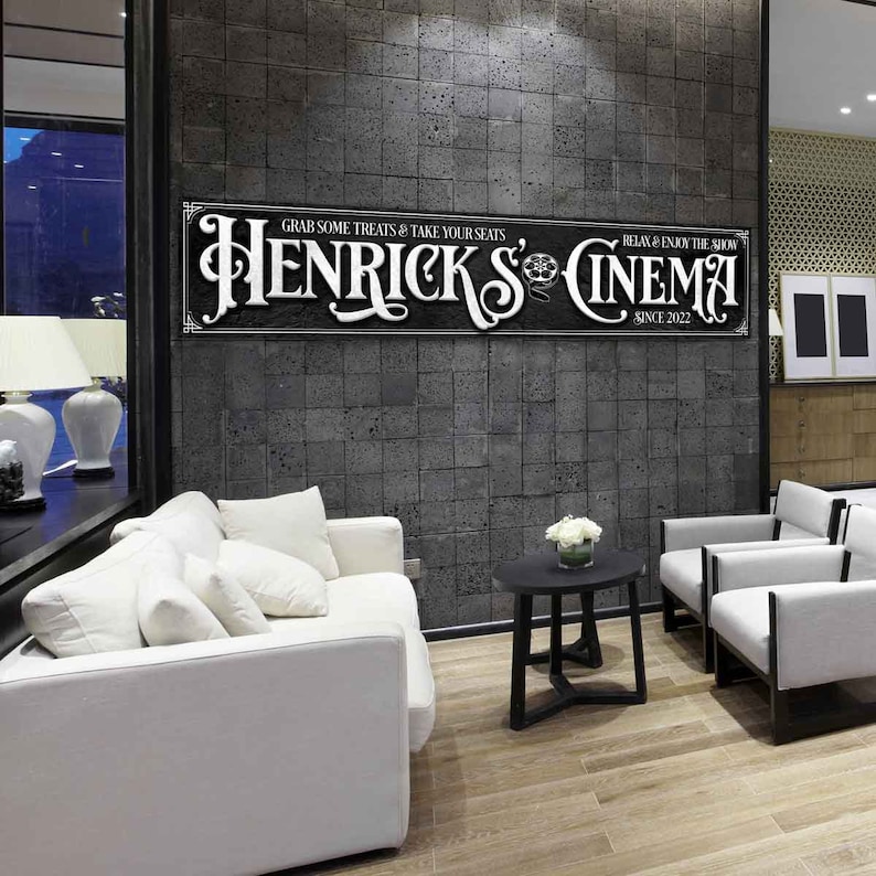 Movie Room Decor Movie Room Sign Theater Sign Cinema Room - Etsy