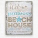 Beach House Signs, Personalized Beach House Sign,beach Cottage Decor ...