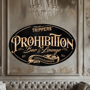 Speakeasy Bar Sign, Prohibition Sign, Lounge Bar Sign, Speakeasy Lounge ...